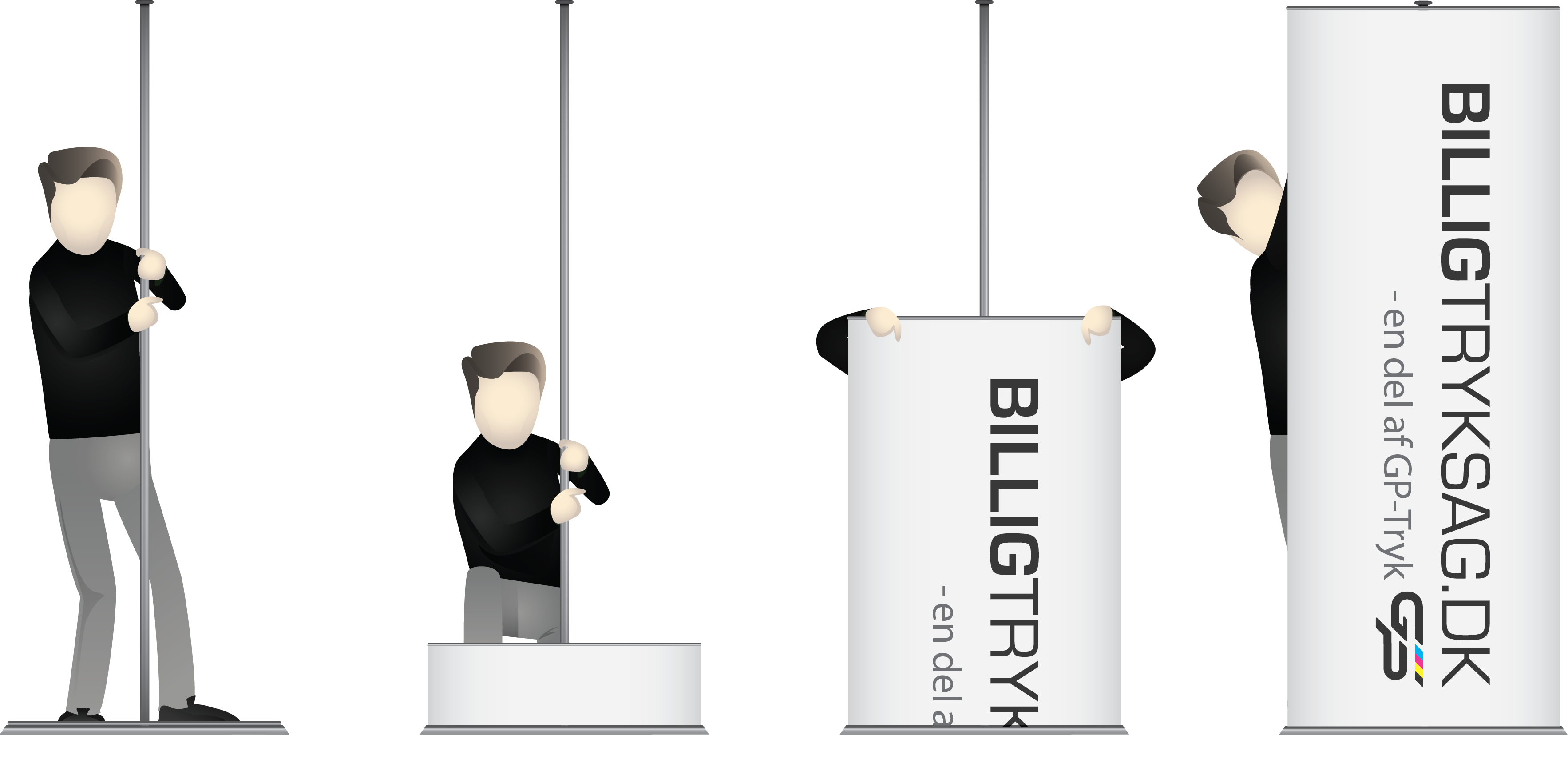 Roll up banner med tryk - Billigtryksag.dk
